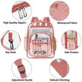 Sanmadrola Clear Backpack Clear Bag Heavy Duty Waterproof Transparent ...