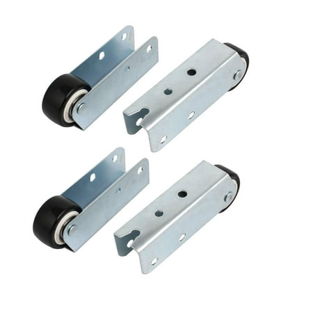 Unique Bargains 1.5-inch Dia Sliding Door Guide Rail Track Roller Wheel ...
