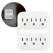 GE 6 Ac Grounded Tap Outlet, White, 2 Pack, 46852 - Walmart.com