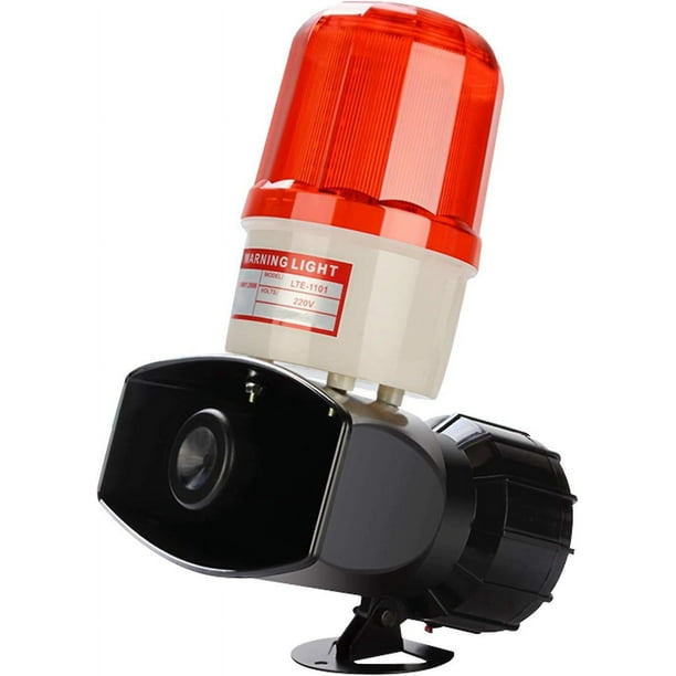 Alarma Con Luz Estroboscópica Sonido Y Luz Industrial Alarma Alarma ...