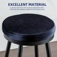 Tabaray Counter Height Bar Stools, 24 Inches Velvet Swivel Bar Stools ...