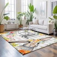 Area Rugs 4'x6'. Easter Plaid Carpet Runner Indoor Outdoor Rugs Home ...