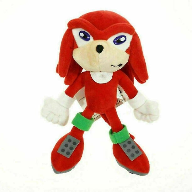 Sonic The Hedgehog Plush Knuckles Silver Tails Stuffed Teddy Bear Soft ...