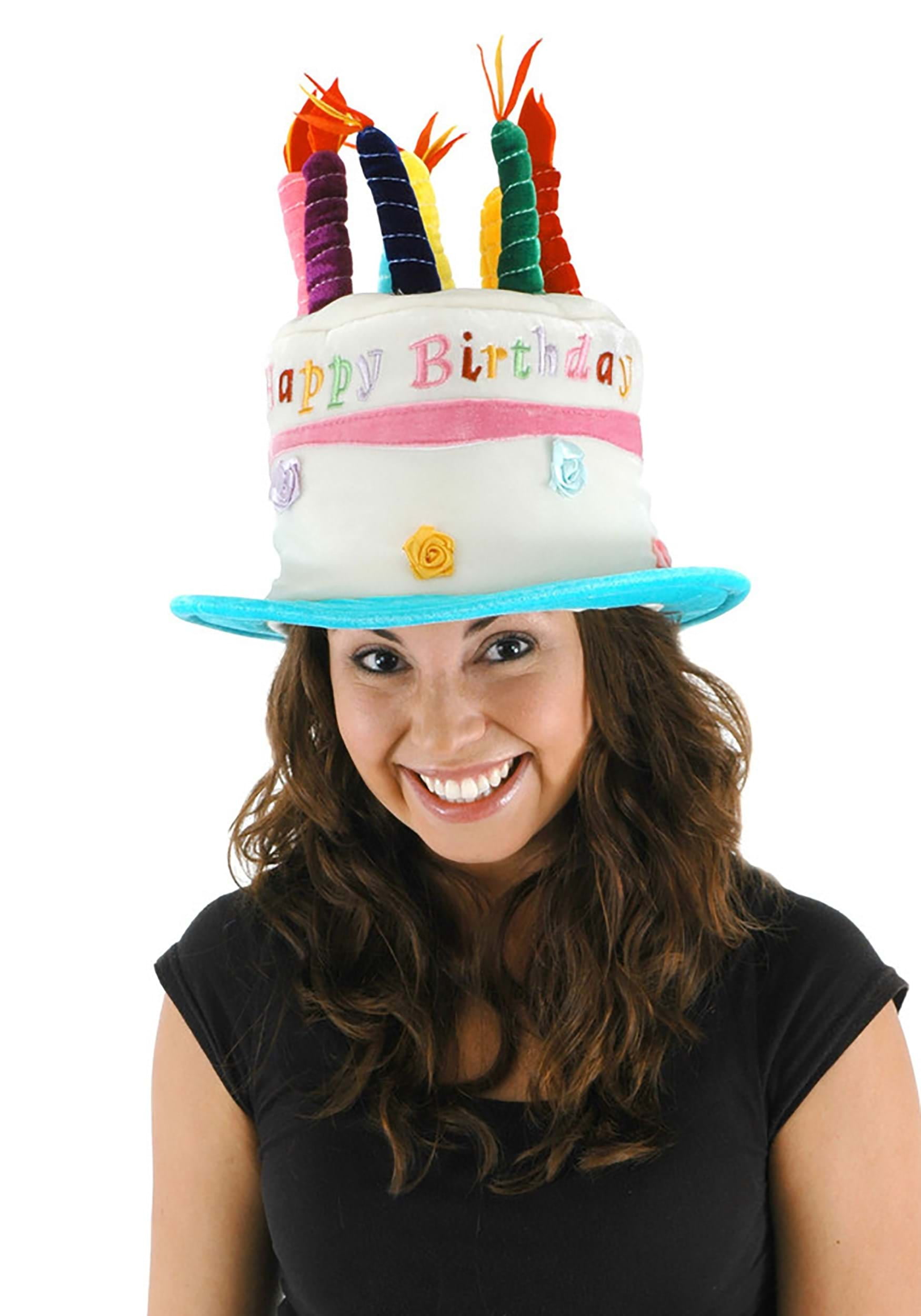 Birthday Cake Plush Hat - Walmart.com