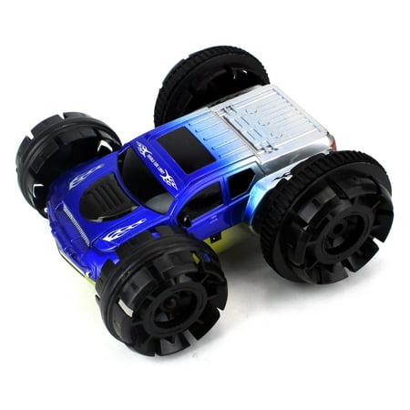 Double Sided Stunt Racer Remote Control RC Car Rechargeable w/ 360 Degree Spinning Action ...