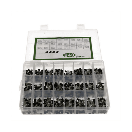 840PCS TO-92 Diode Transistor Set 24 Specifications Transistor Kit ...