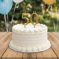 Digital Birthday Cake Holder Sparkling Gold Number Cake Decorations for ...