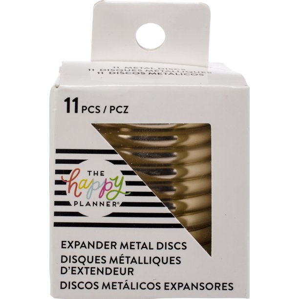 Happy Planner Metal Expander (BIG) Discs 1.75" 11/Pkg-Rose Gold ...