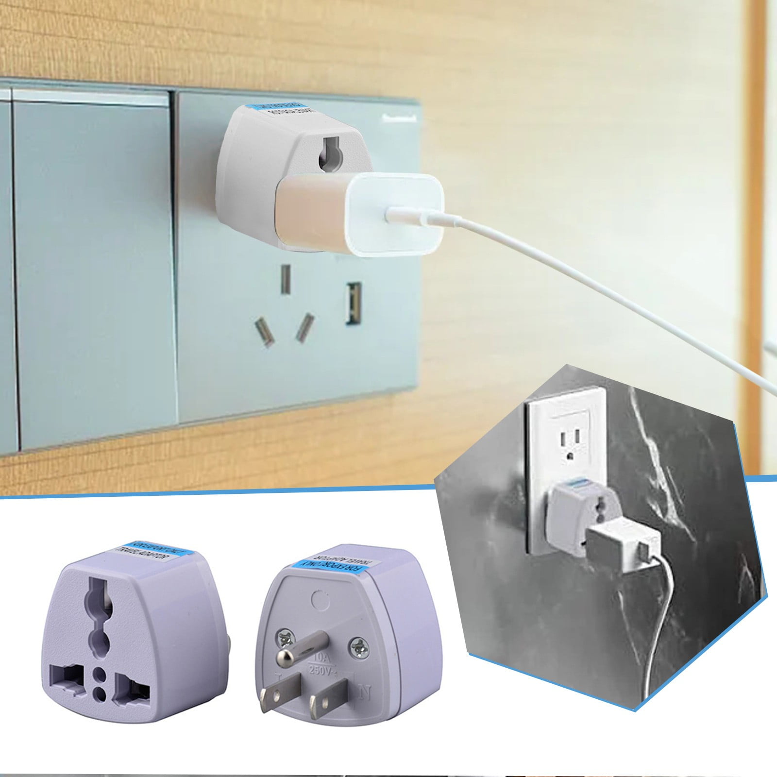 Click here for Liujinggg Universal Travel Plug Adapter Set With A... prices