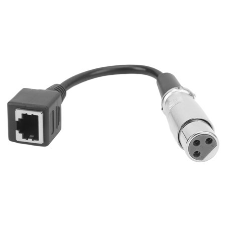 LED Controller Adapter Cord, Plug And Play Flexible RJ45 Female To XLR ...