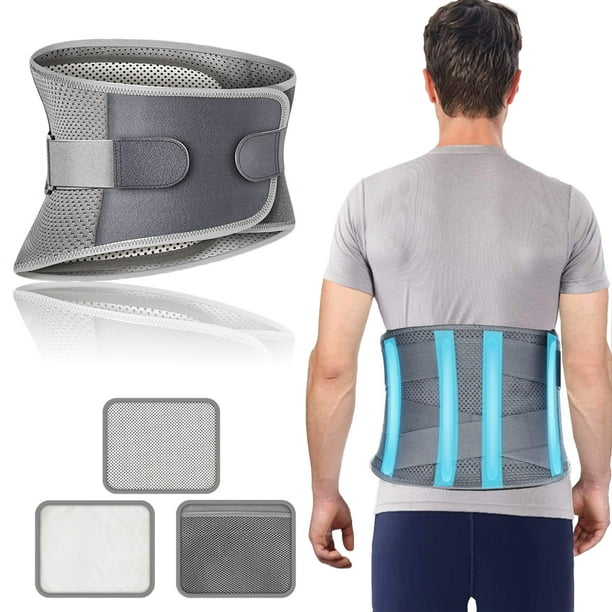 Back Brace for Lower Back Pain with 4 Stays, Breathable Self-heating ...
