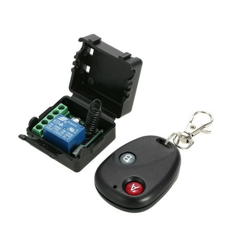 Smart Home 433Mhz DC 12V 1CH Wireless Remote Switch Relay Receiver ...