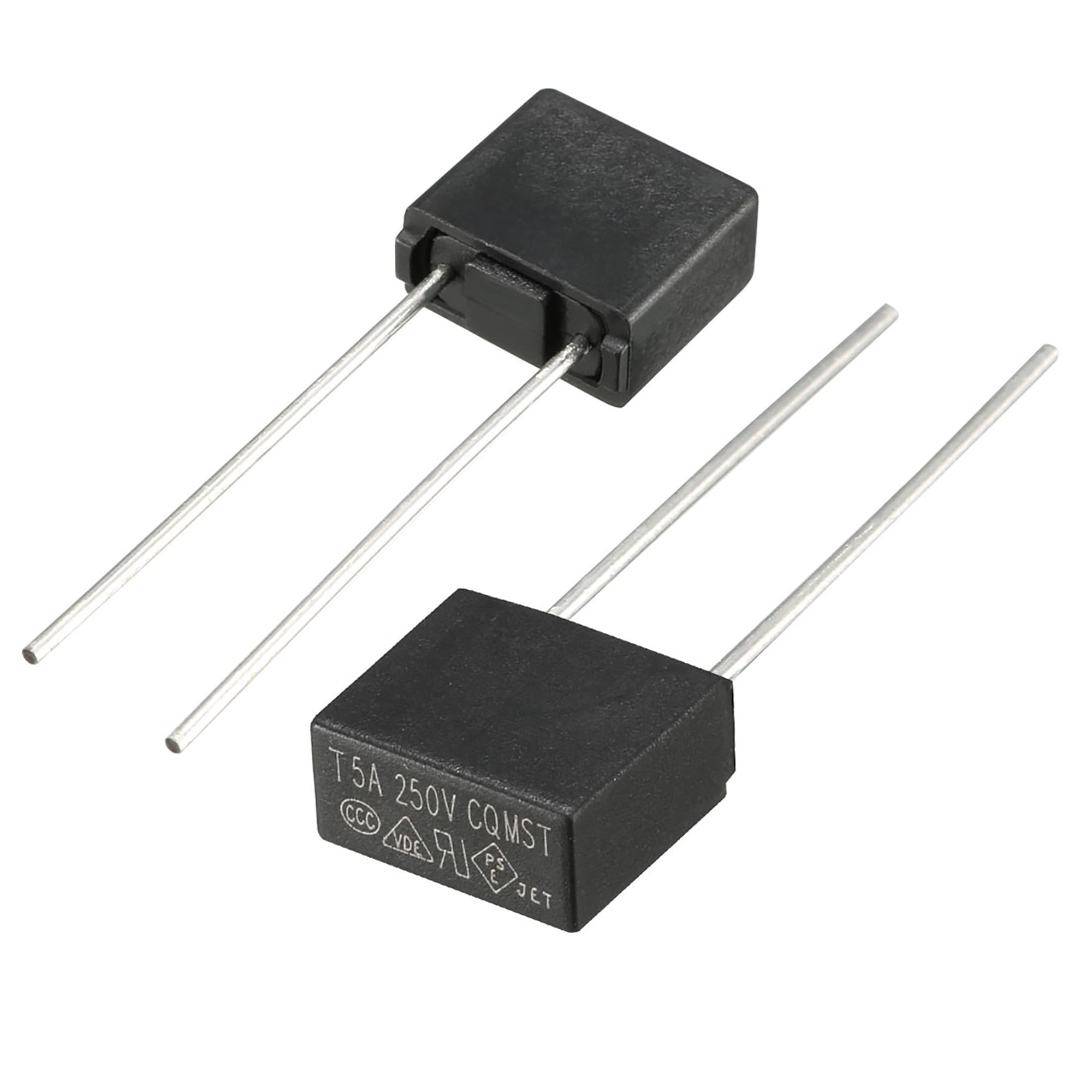 10Pcs DIP Mounted Square Slow Blow Micro Fuse T5A 5A 250V Black – Beauty Suppliers – Online Shopping