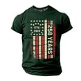 Kcolen 250 Anniversary Usa Shirt Mens Shirts Short Sleeve 1776-2026 ...