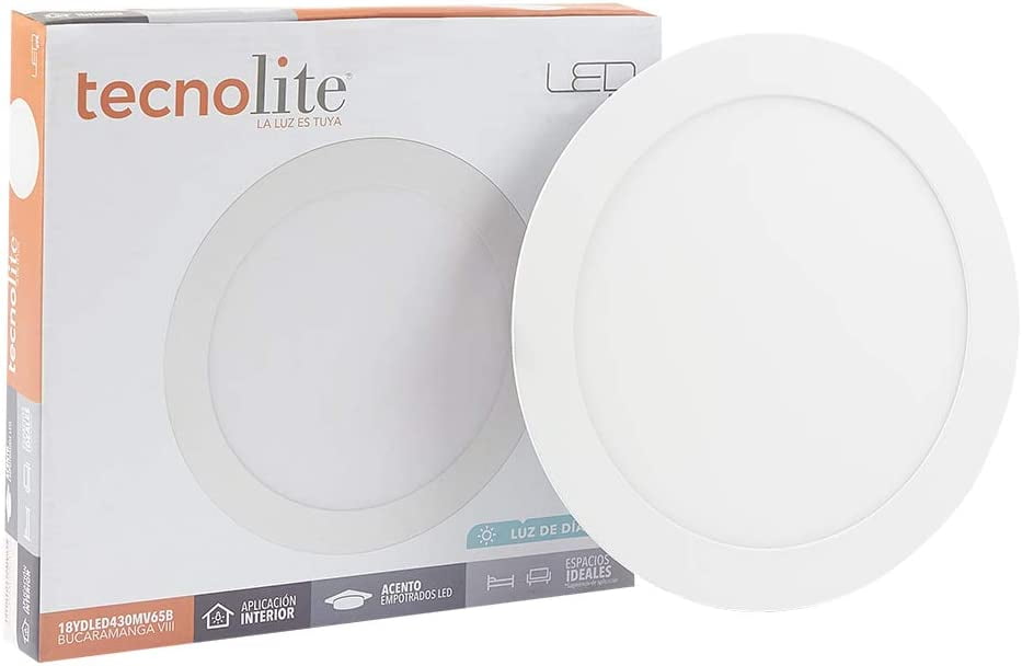 Tecnolite 18YDLED430MV65B - Lámpara Interior Empotrado Techo, LED ...