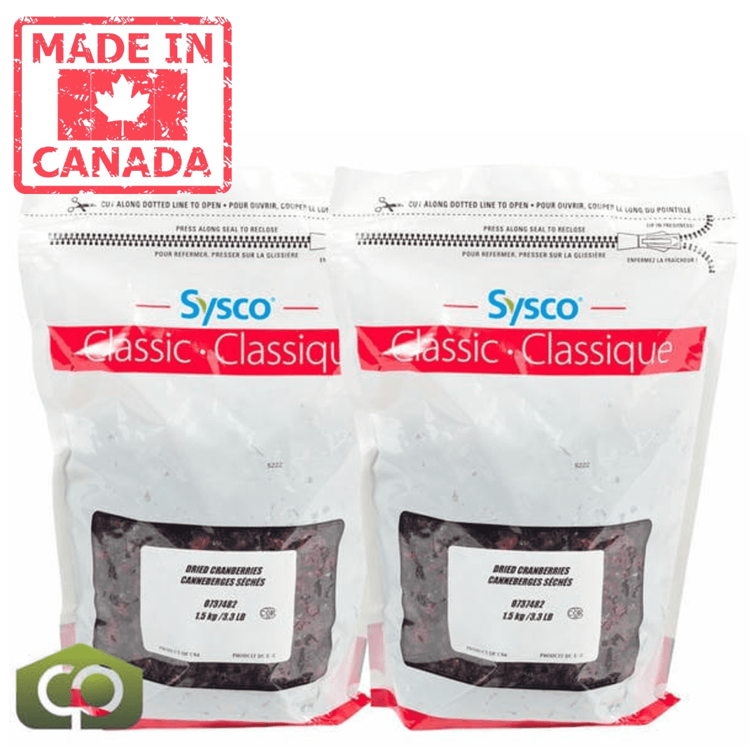Sysco Classic Cranberry Dried 1.5 KG/2.2LBS (2/Case) - Walmart.ca