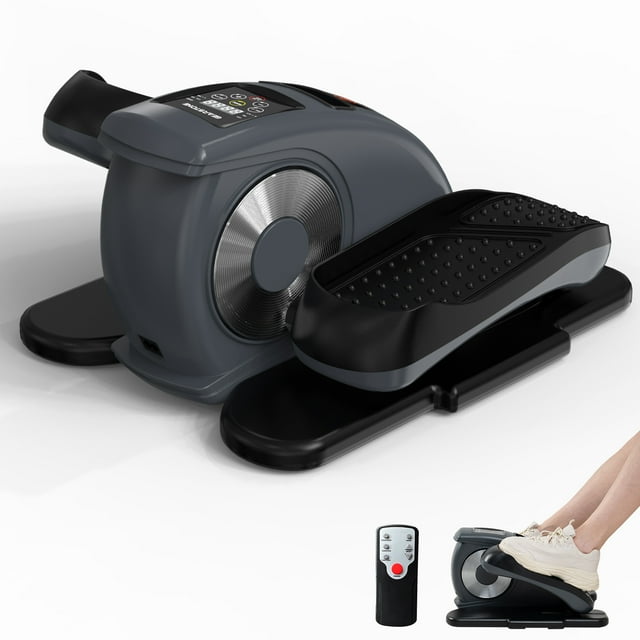 GEARSTONE Under Desk Elliptical Machine， Pedal Exerciser with Large ...