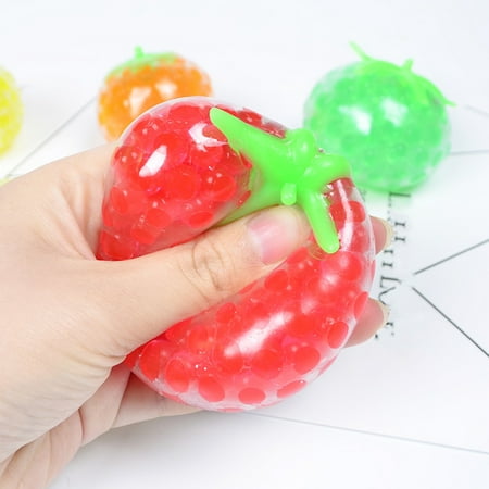 Vegetable Fruit Squishes Toy Slow Rebound Flexible TPR Stress Relief ...