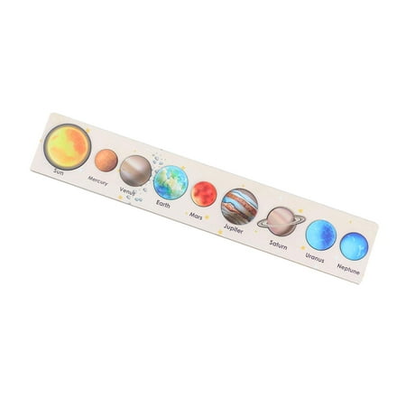 Solar System Puzzles Eight Planets Recognition Educational Toy for Baby ...