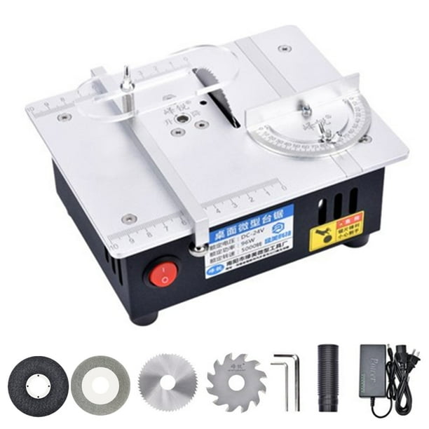 TOPCHANCES Mini Table Saw Portable Precision Table Saws Adjustable Cut ...