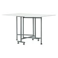 Sew Ready Portable & Collapsible Hobby Craft & Cutting Table in Silver ...