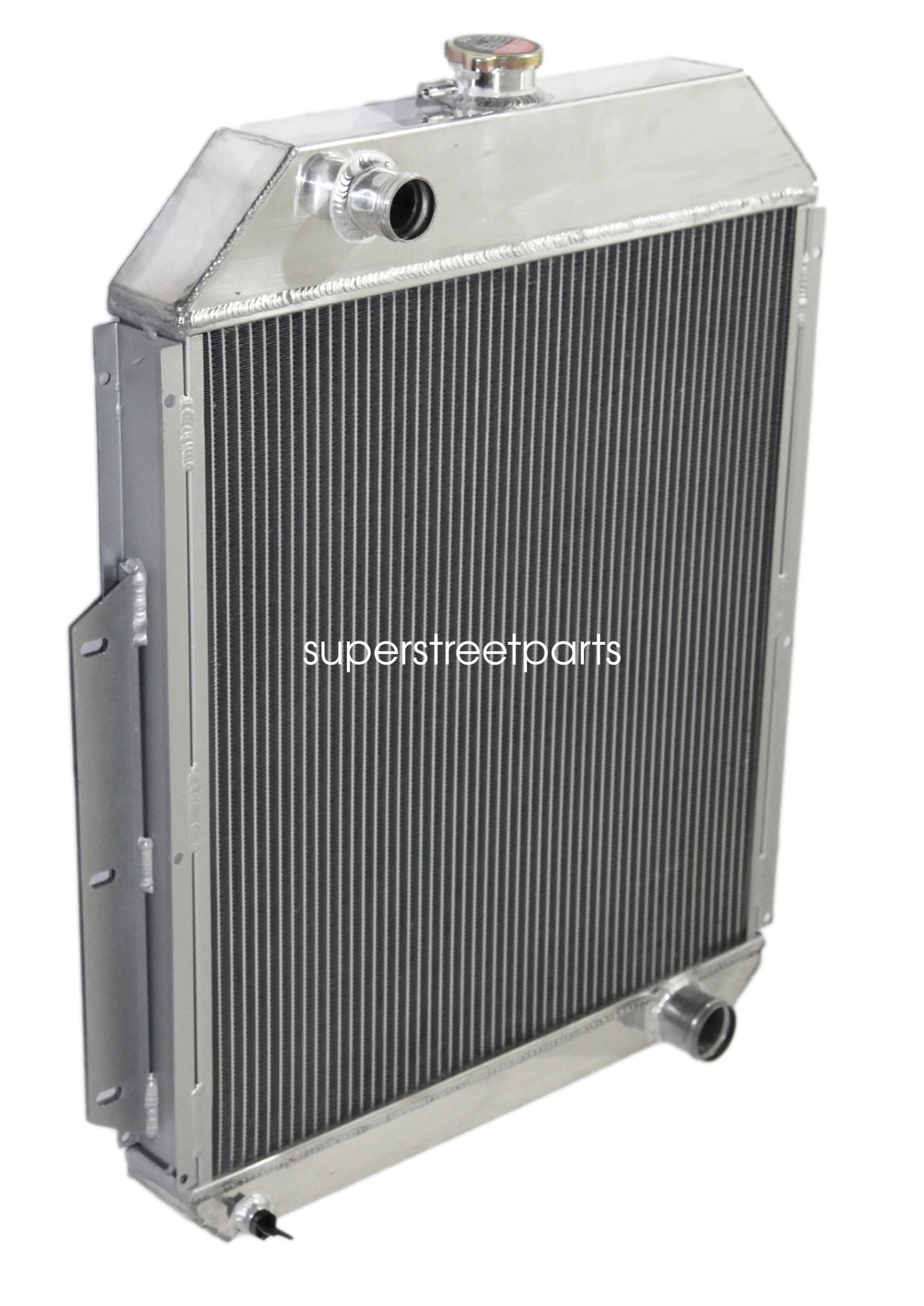 4 Row Aluminum Radiator For Ford F1 F2 F3 Pickup Truck GM Chevy V8 42 ...