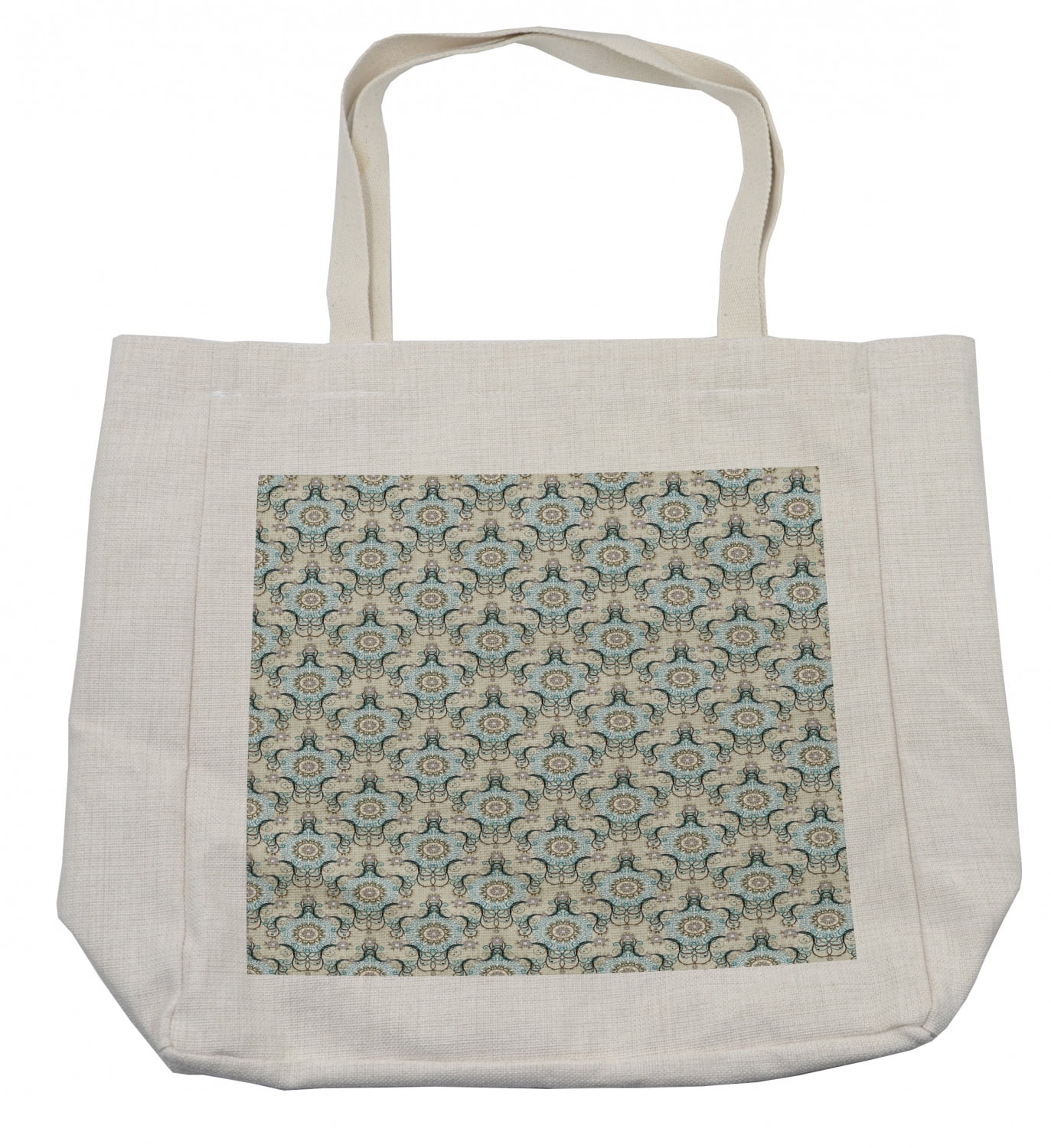 Victorian Shopping Bag, Floral Old Fashioned Scroll with Rococo ...