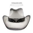 Cool Cowboy Hats for Music Festival Adult Unisex Cowgirl Hat Large ...