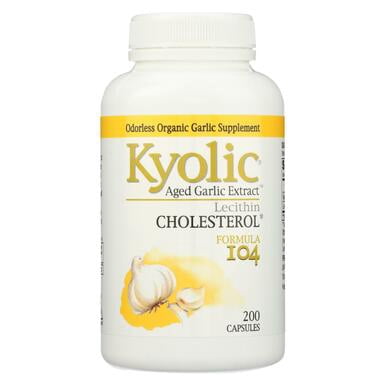 Kyolic Cholesterol with Lecithin Formula 104 200 Caps - Walmart.com