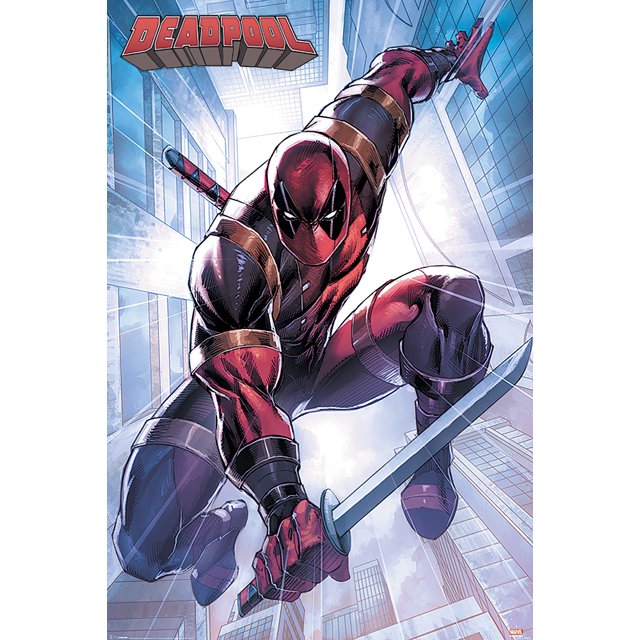 Deadpool - Marvel Comics Poster / Print (Attack) (Size: 24" X 36 ...