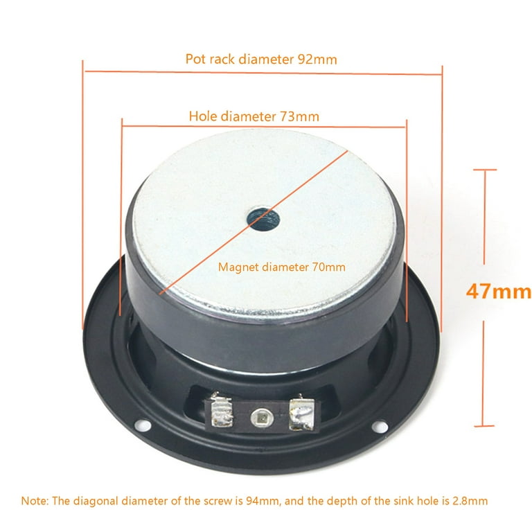 3 Inch 4ohm 12w Rectangle Speaker 3 Inch 4 Ohm 12W Full Range Speaker ...