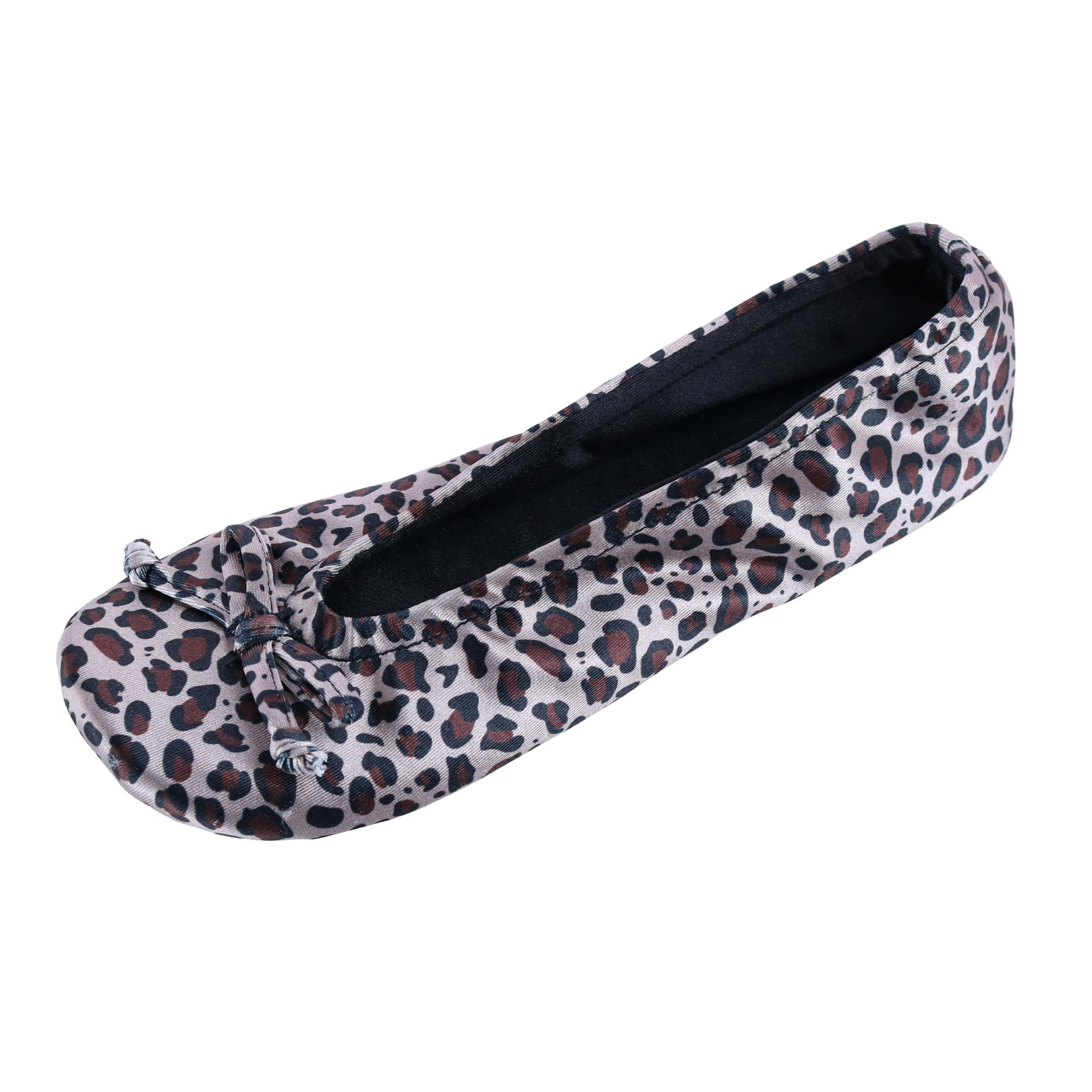 Click here for Ctm Satin Ballerina Slipper House Shoe (Womens) prices