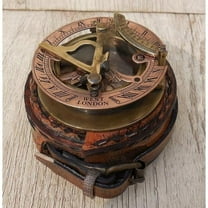 Indian Nautical Instruments Antique Brass & Copper Sundial Compass ...