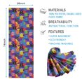 74x26 Inch Yoga Towel, Sweat Absorbent Non-Slip Mat for Hot Yoga ...