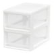 IRIS USA, 6QT Plastic Storage Modular Stacking Drawers, Set of 2 ...