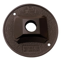 Sigma 14381BR 4.25 in. Bronze Round Outlet Box Cover - Walmart.com