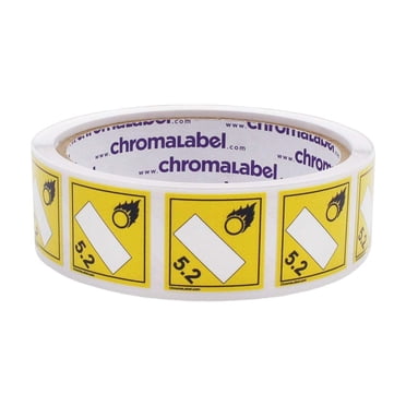 SDS OSHA Labels for Chemical Safety Data 4 x 3 Inches | Roll of 250 ...