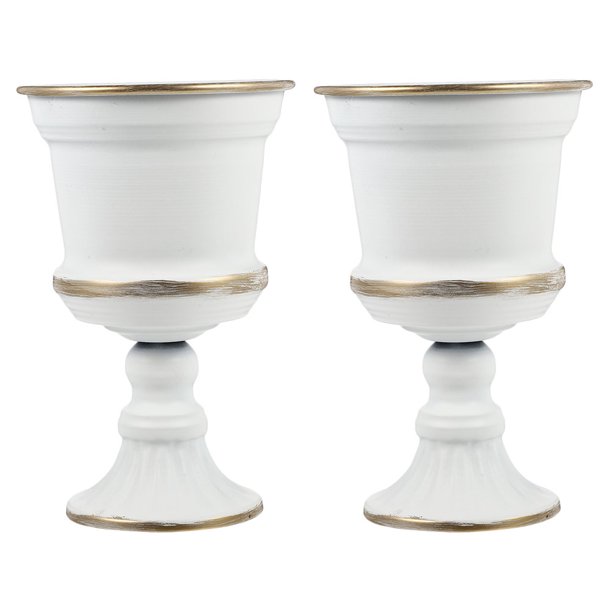 Flower Vase Urn Pot Planter Metal Wedding Trumpet Pots Garden Stand ...