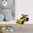 Hello Hobby Wooden Race Car Kit, 21 Pieces, Build Your Own Colorful ...
