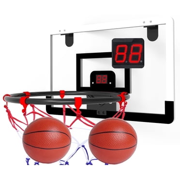 NERF Pro Hoop Basketball Set - Includes Mini Nerf Basketball - Steel ...