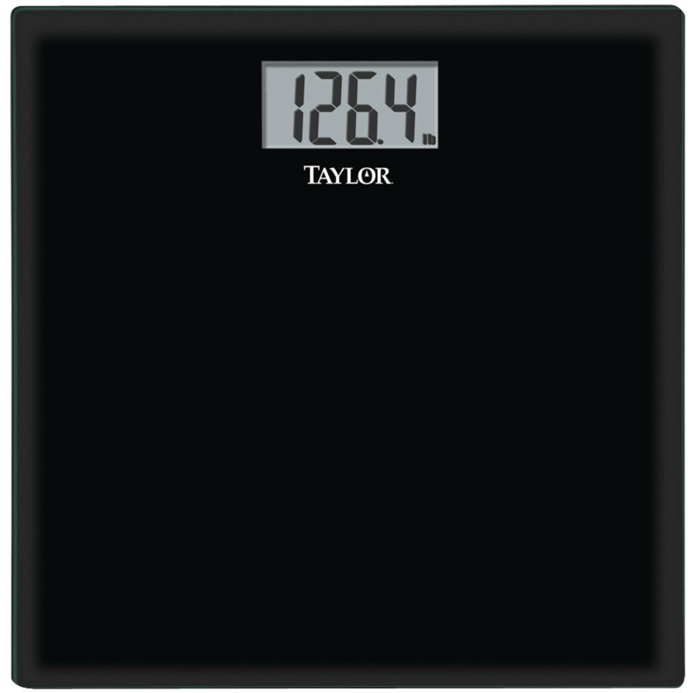 TAYLOR 755841933B Glass Digital Scale Black Home, garden & living ...