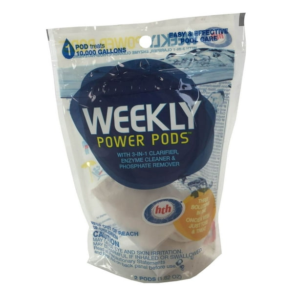 HTH 04111 Swimming Pool Power Pods 3-In-1 Clarifier, Enzymes, Phosphate ...