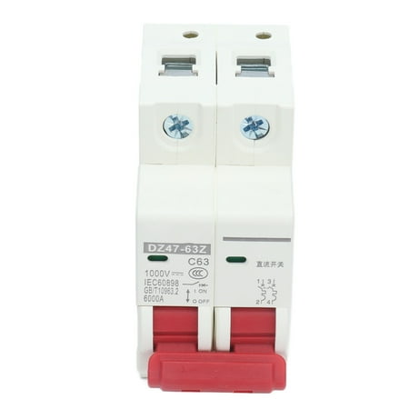 FAGINEY Mini Circuit Breaker,Circuit Breaker Protector,Circuit Breaker 2P Low Voltage 6000A ...