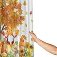 Fall Decor,Autumn Pumpkin Gnomes Fall Leaves Bath Curtain,Harvest ...