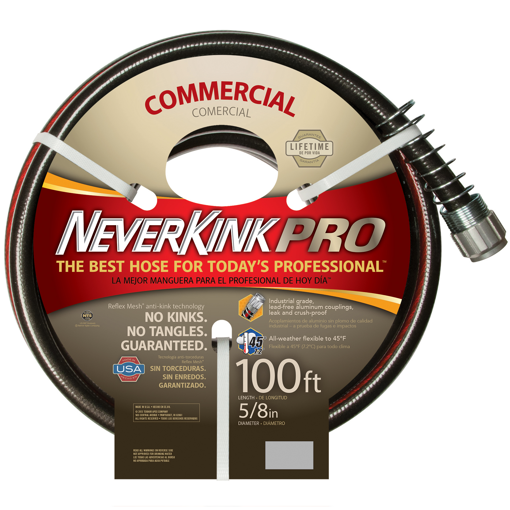 Teknor Apex NeverKink Pro Commercial Duty 8844 5 8 X 100 Water Hose teknor-apex-neverkink-pro-commercial-duty-8844-5-8-x-100-water-hose
