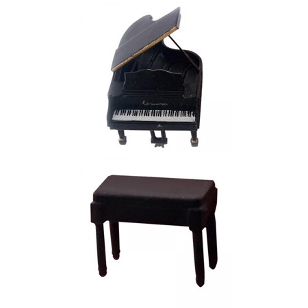 , miniature piano model decoration, instrument dollhouse accessories ...