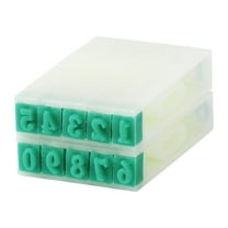 Unique Bargains 1 Set Detachable Plastic Digits Number Stamps 0-9 ...
