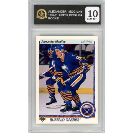 1990-91 Upper Deck #24 Alexander Mogilny Rookie RC Hockey Sabres HCWG ...