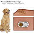 Dog Food Mat,Silicone Waterproof Food Tray,Non Slip Pet Bowl Mats ...