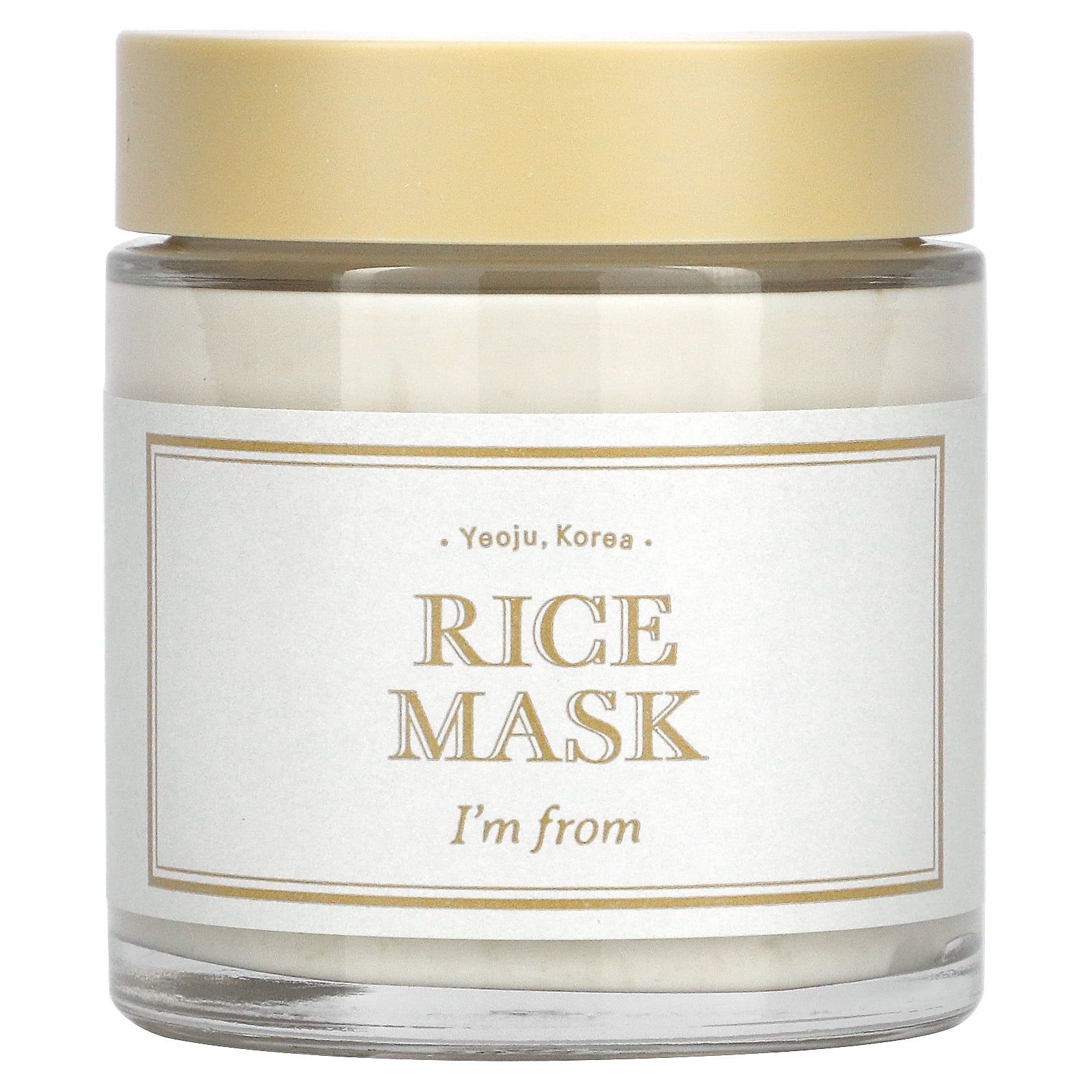 Rice Beauty Mask, 3.88 oz (110 g), I'm From - Walmart.com